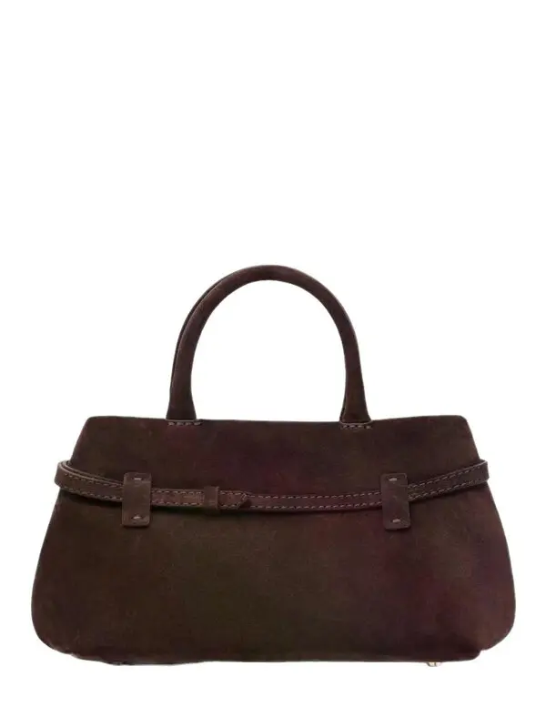 Manu Atelier 25 Le Cambon Suede Tote Bag - Brown