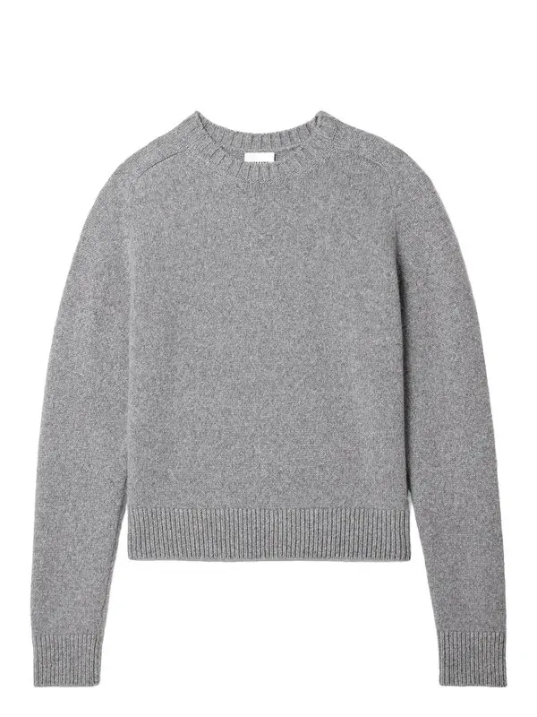 Khaite Nera Cashmere Sweater - Gray