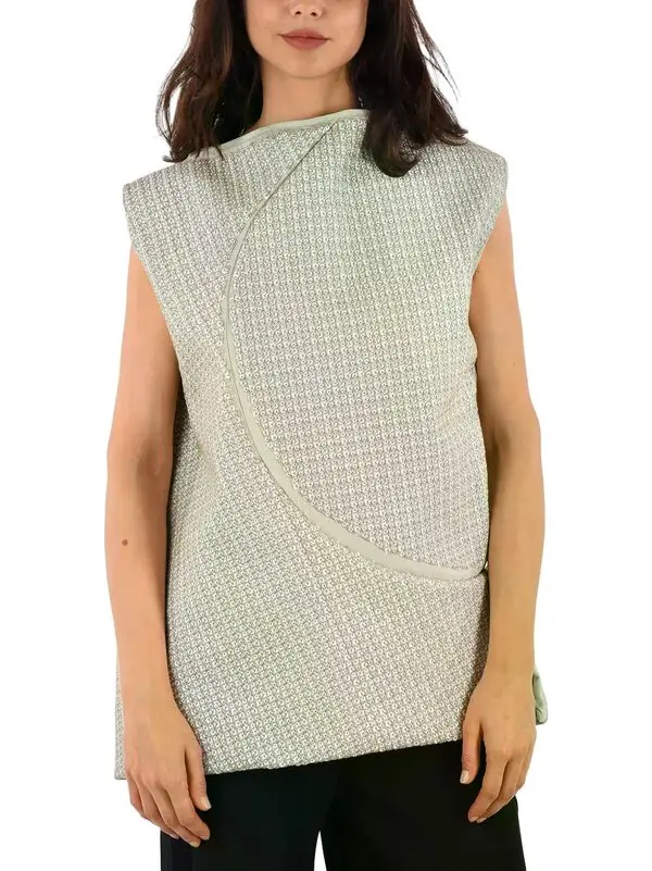 Rick Owens Embroidered Sleeveless Blouse - Neutrals
