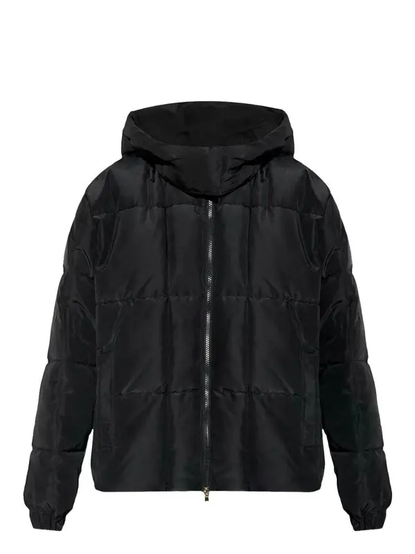 Emporio Armani Logo-print Puffer Jacket - Uc001 Black