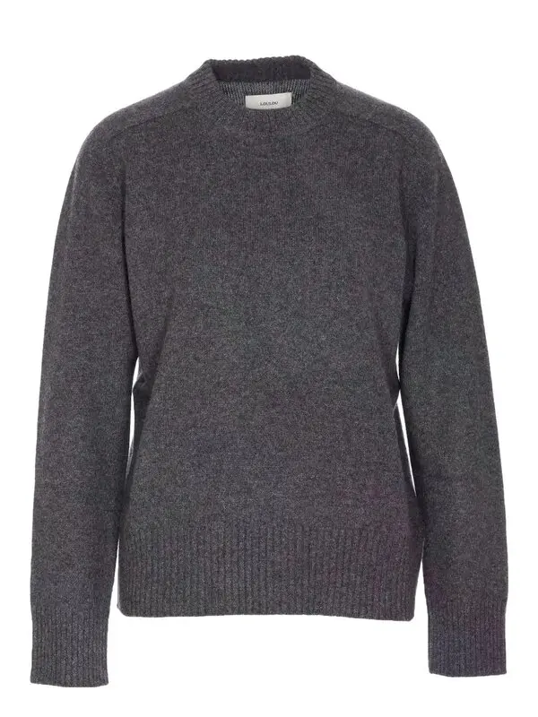 Loulou De Saison Crew-neck Cashmere Sweater - Grey