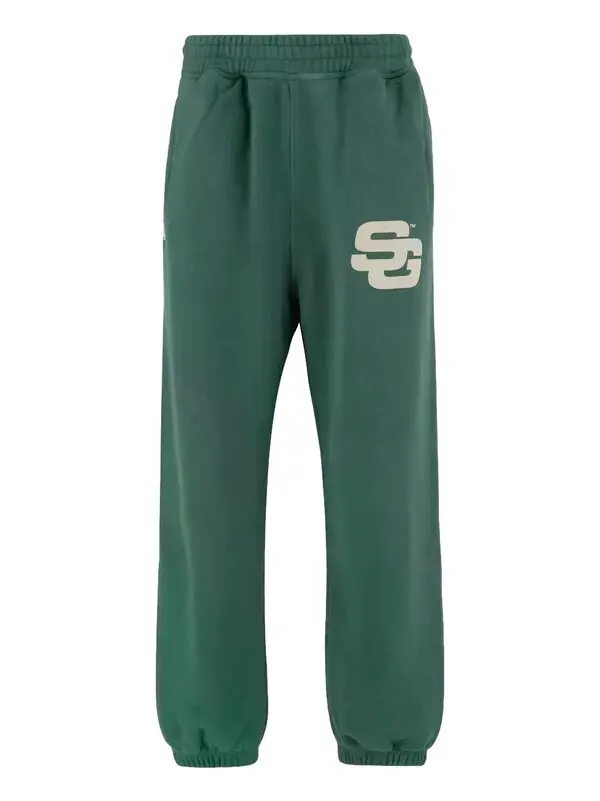 SUMMER GAMES Logo-embellished Elasticated-waist Track Pants - Green