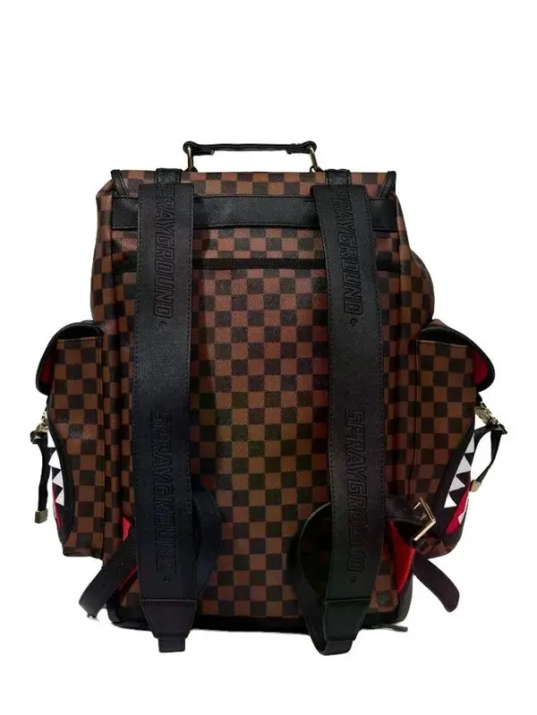 SPRAYGROUND Sawtooth Sharks In Paris Monte Carlo Backpack - Brown