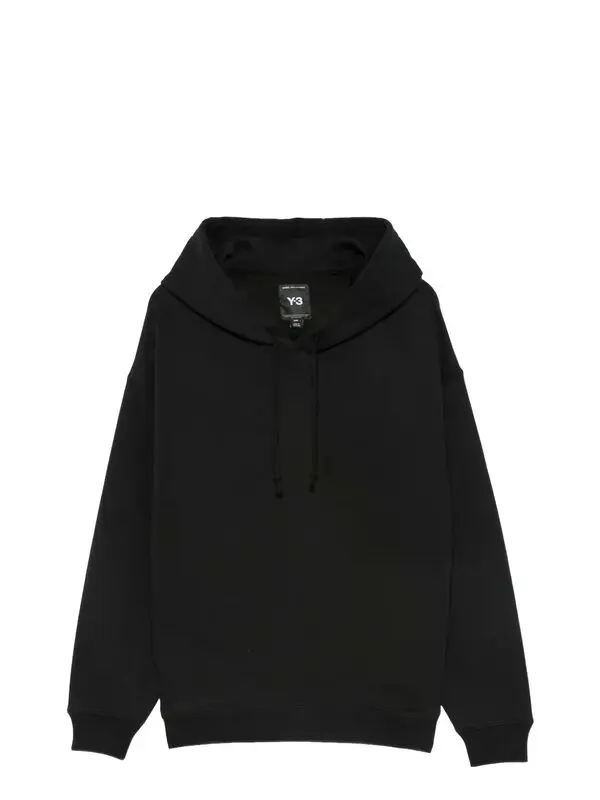 Y3 Cotton Hoodie - Black