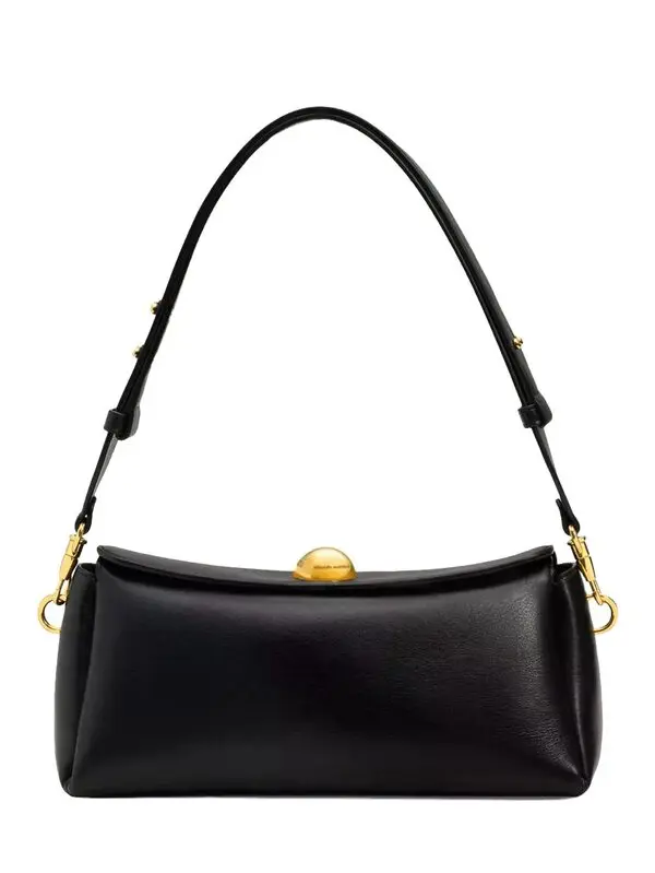 Ami Carrousel Leather Bag - Black