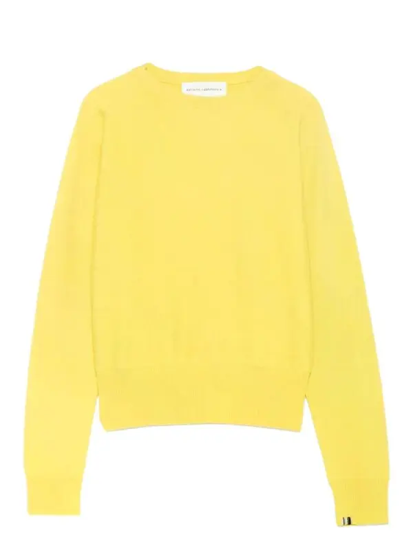 EXTREME CASHMERE X Crew-neck Cashmere Jumper - Yellow