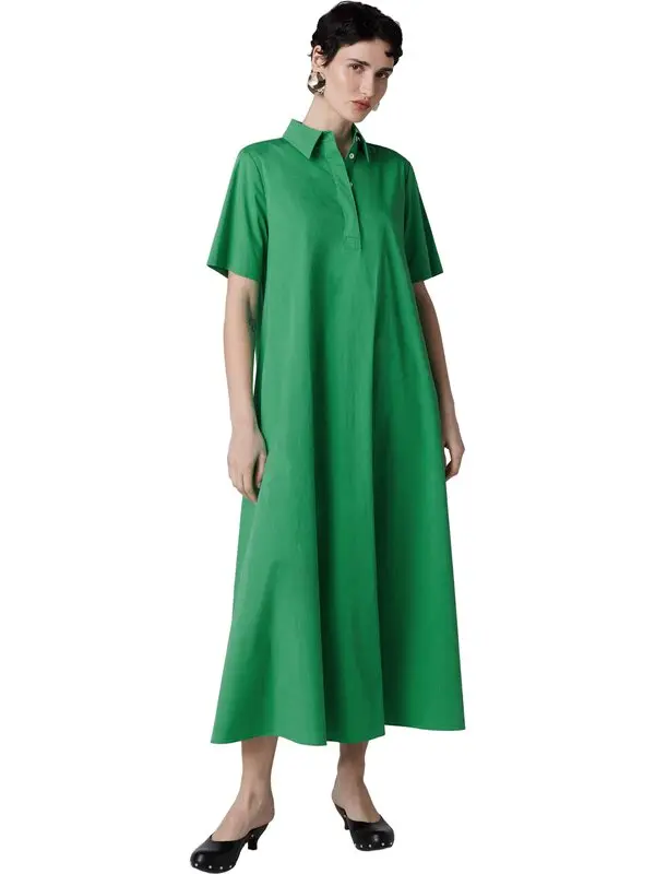 Diane Von Furstenberg Karin Maxi Dress - Indian Green