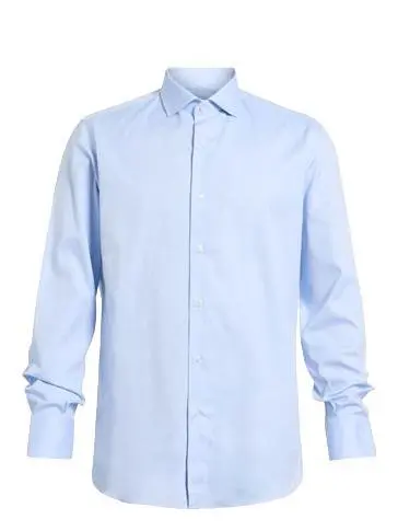 Caruso Shirt Light Size Cotton - Blue