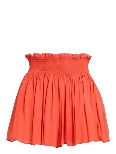 DONDUP Shorts & Bermuda Shorts Viscose - Orange
