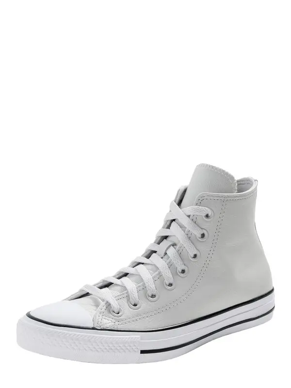 CONVERSE Chuck Taylor All Star Leather High Top Sneakers - Barely Grey