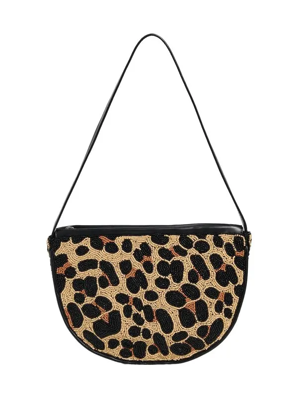 SIMONMILLER Belo Half Moon Bag - Leopard