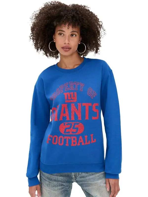 Junk Food Giants Property Crew Fleece Sweatshirt - Royal