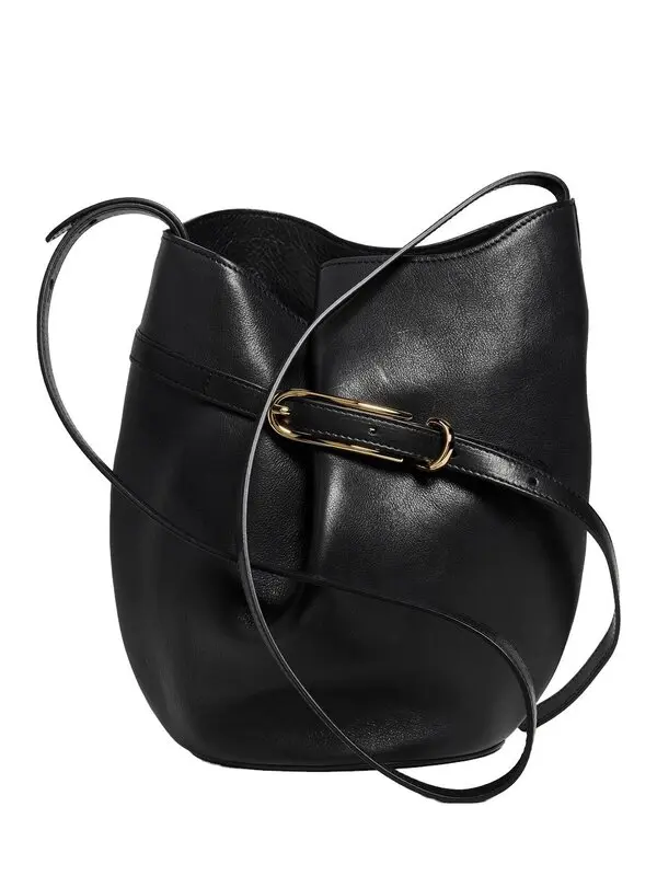 LIFFNER Belted Bucket Bag - Black