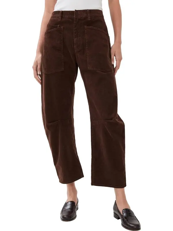 NILI LOTAN Shon Corduroy Pants - Merlot