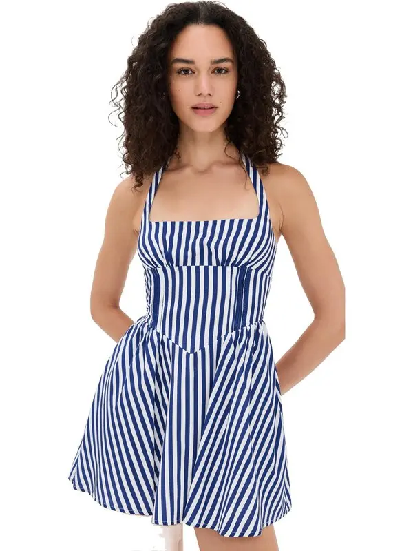 SEVEN WONDERS Calianna Mini Dress - Navy Stripe