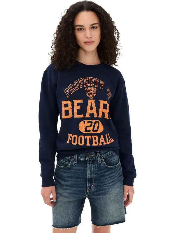 Junk Food Bears Property Crew Fleece - Navy