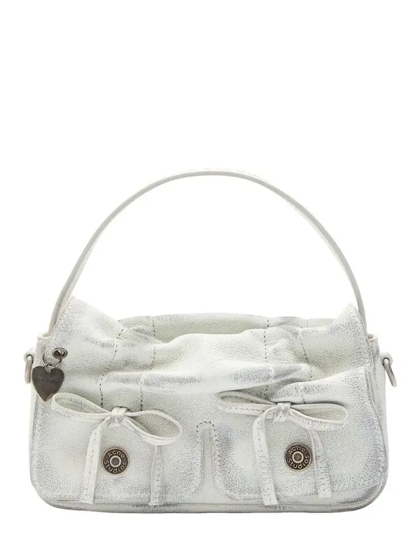 Acne Studios Multipocket Micro Top Handle Bag - White