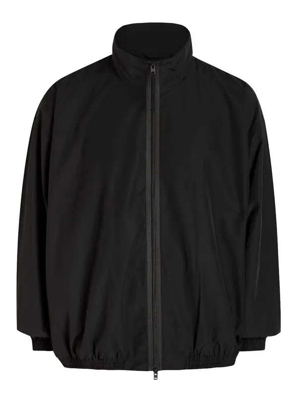 Acne Studios Logo-embroidered Shell Jacket - Black