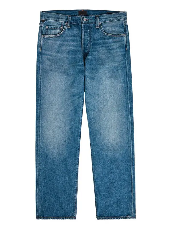 Citizens Of Humanity Beau Straight-leg Jeans - Mid Blu