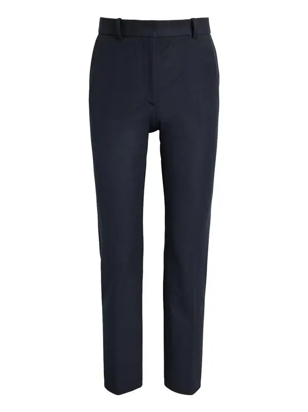 JOSEPH Coleman Gabardine Trousers - Navy