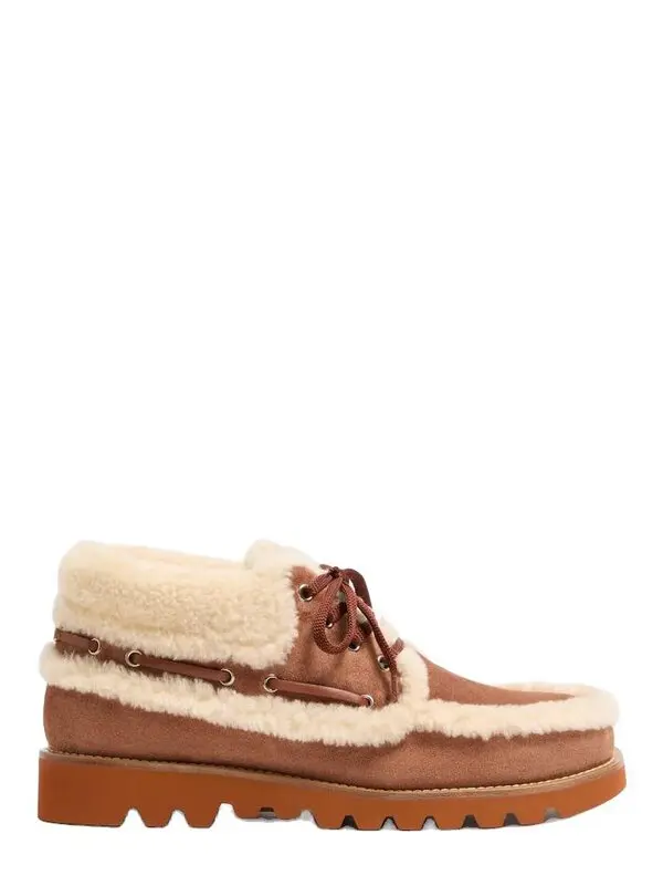 Valentino Garavani Palm Avenue Ankle Boot - Tobacco/natural