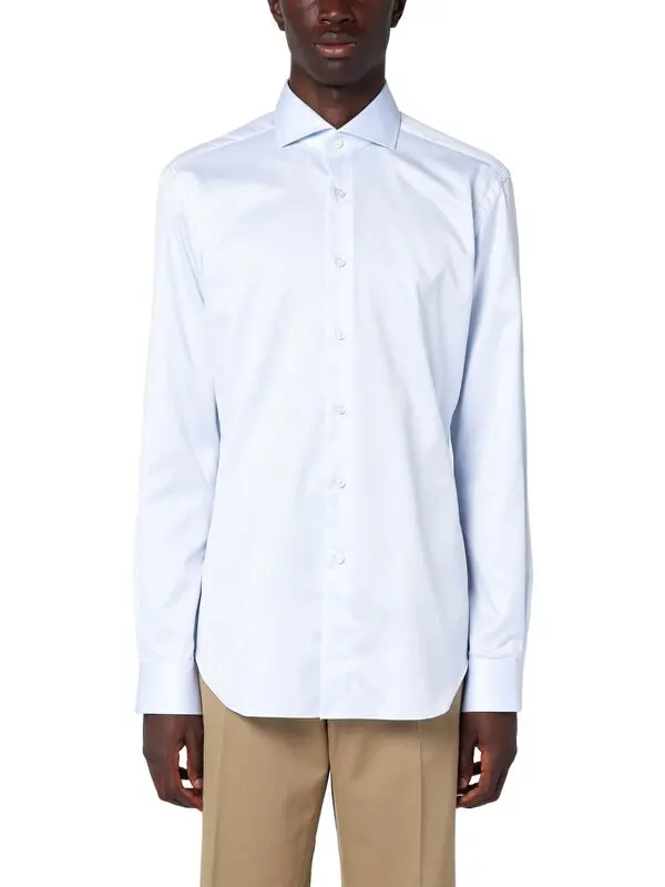 XACUS Cotton Travel Shirt - Light Blue