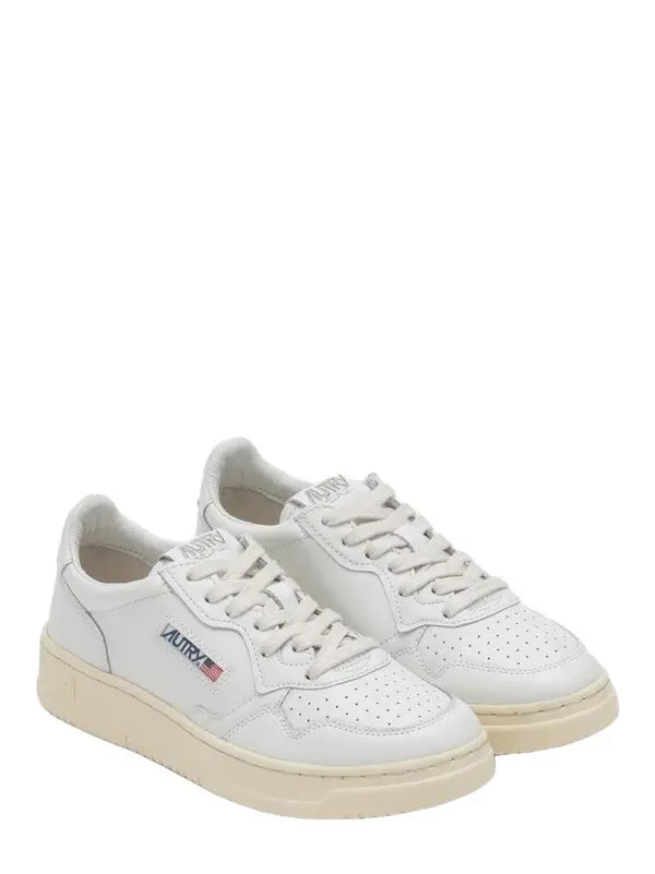 AUTRY Medalist Leather Low-top Sneakers - White