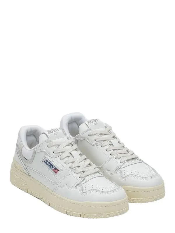 AUTRY Clc Leather Sneakers - White