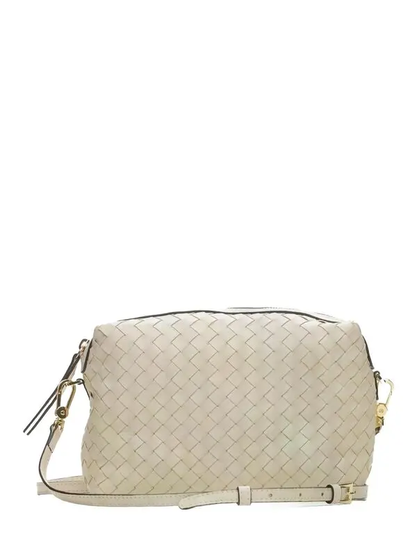 POCHE PARIS Woven Cross Body Bag - Neutrals