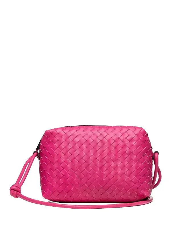 POCHE PARIS Interwoven Crossbody Bag - Pink
