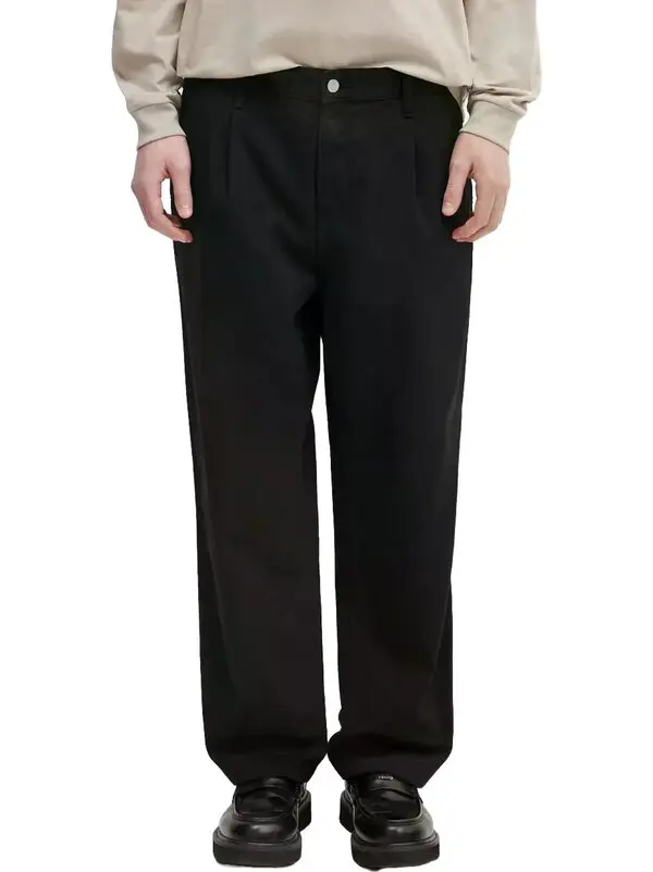 Carhartt Work In Progress Albert Pleated Trousers - Black