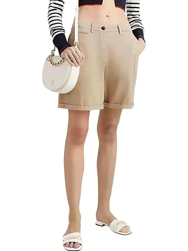 Tommy Hilfiger Pleated-cuffed Trousers - Neutrals