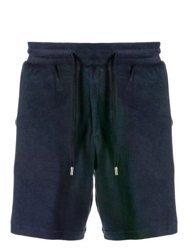 Frescobol Carioca Augusto Terry Track Shorts - Blue