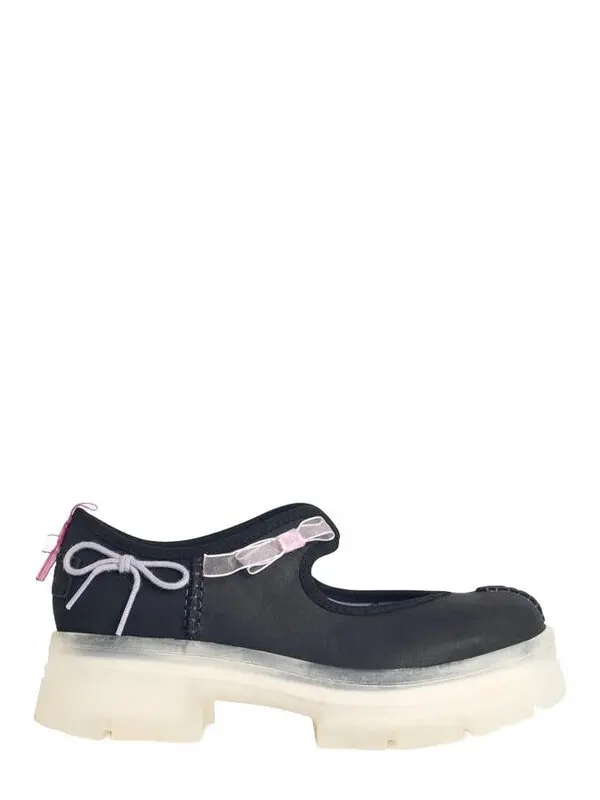 UGG Leather Mary Jane Sneakers - Black