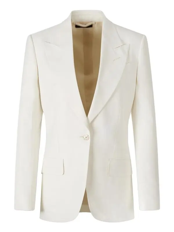 TOM FORD Straight Blazer - White