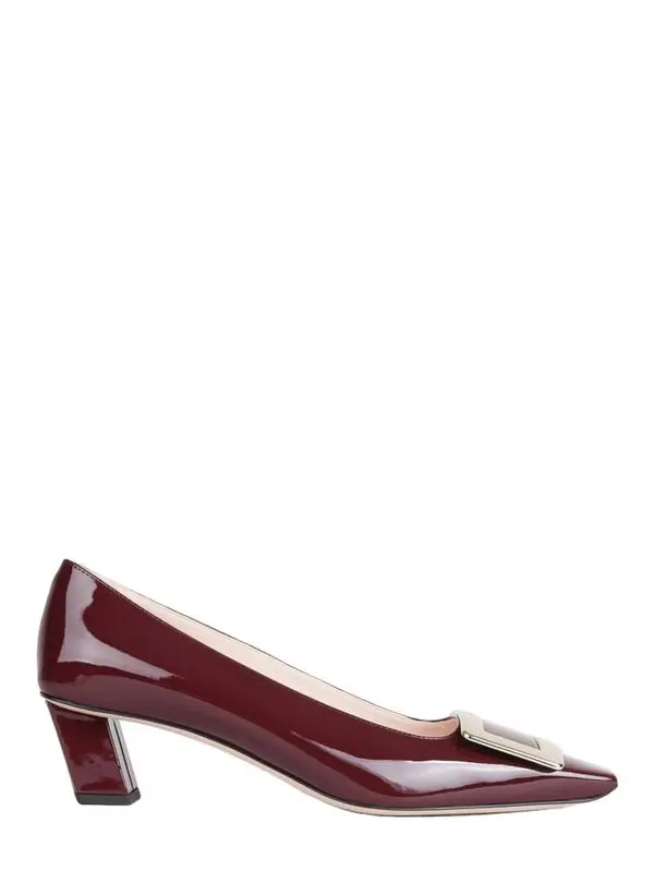 ROGER VIVIER Salons Belle Vivier Buckle Pumps - Red