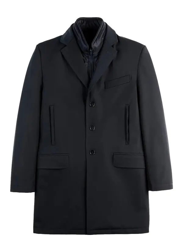 FAY Double-breasted Coat - Blue