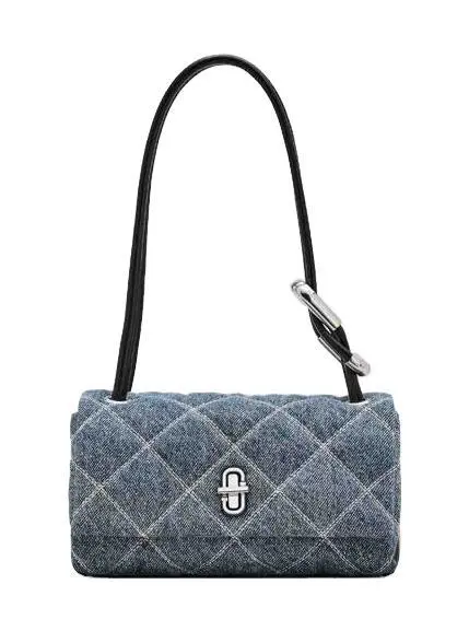 Marc Jacobs Quilted Denim Mini Dual Bag - Denim Blue