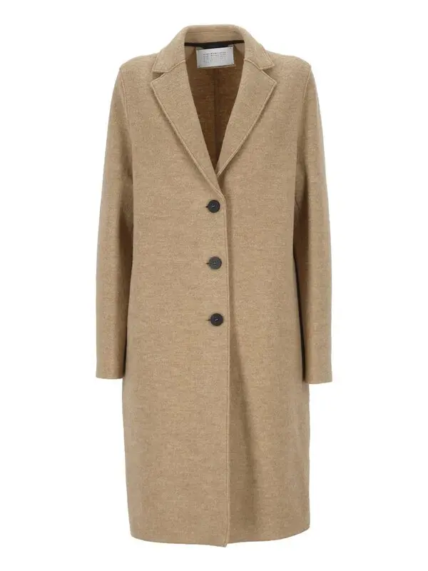 Harris Wharf London Knee-length Overcoat - Beige