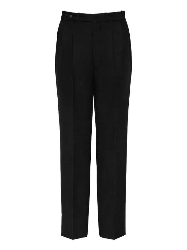 MAISON MARGIELA Wool Dress Trousers - Black