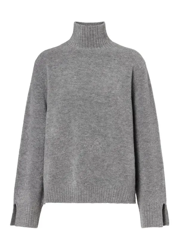 Jardin Des Orangers Wool And Cashmere-blend Turtleneck Sweater - Grey