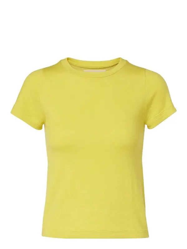 EXTREME CASHMERE X N°292 America Cotton And Cashmere T-shirt - Yellow