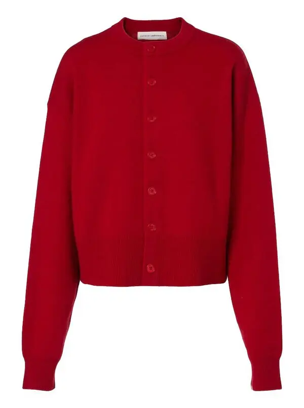 EXTREME CASHMERE X Chou Cashmere-blend Cardigan - Red