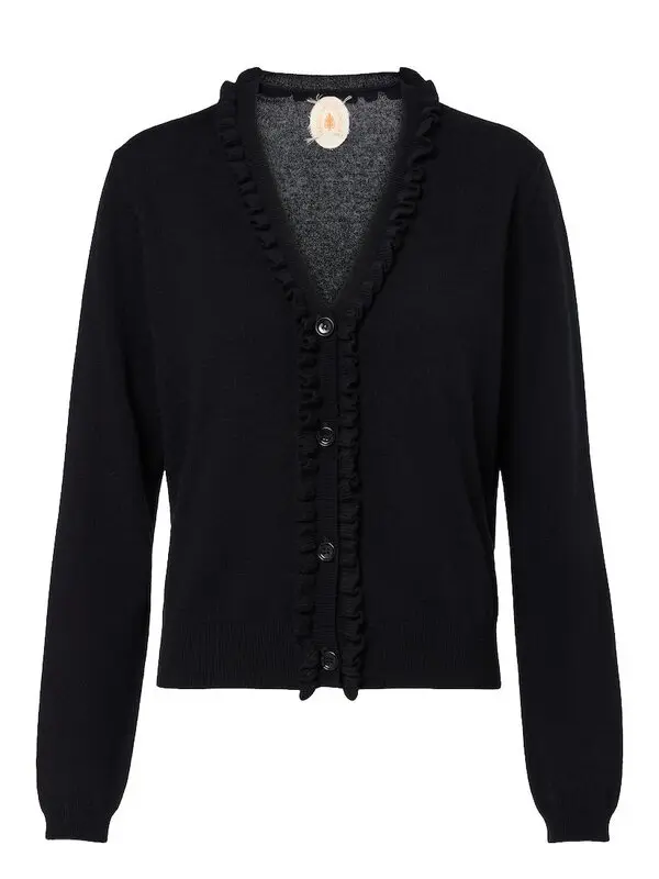 Jardin Des Orangers Wool And Cashmere Cardigan - Black
