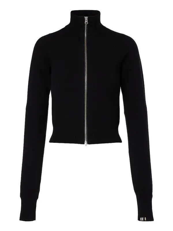 Extreme Cashmere N°302 Cashmere-blend Zip-up Jacket - Black