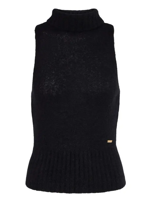 TOM FORD Cashmere And Silk Turtleneck Top - Black