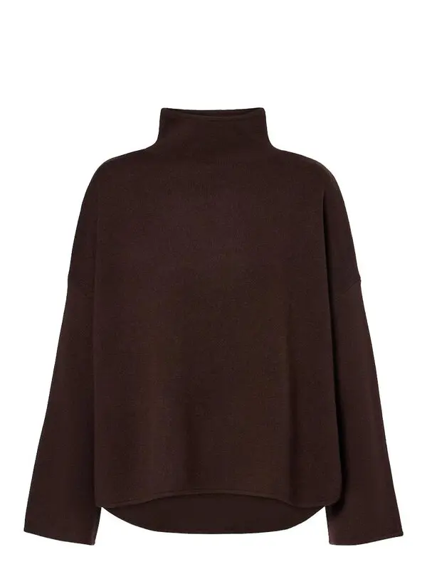 Jardin Des Orangers Wool And Cashmere Turtleneck Sweater - Brown