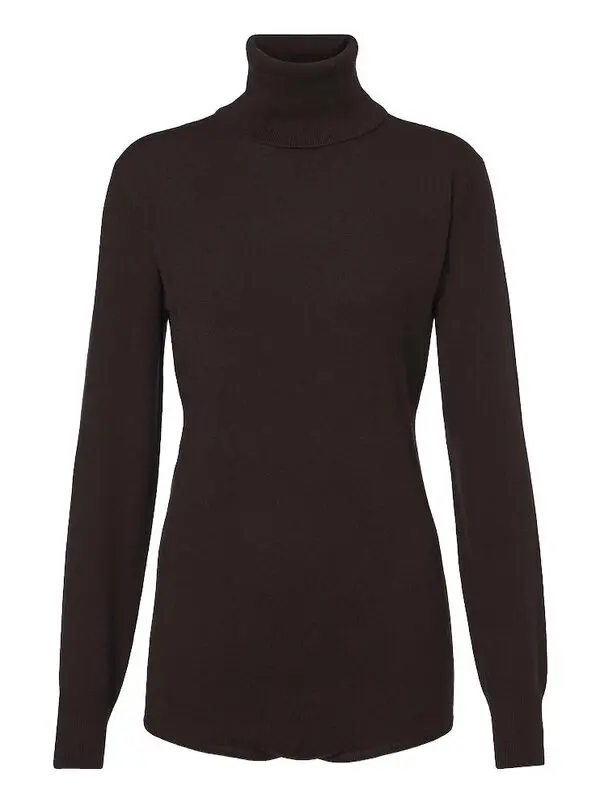 Jardin Des Orangers Wool Cashmere Turtleneck Sweater - Brown