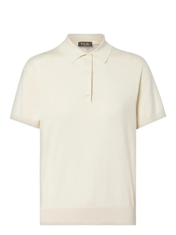 Loro Piana Cotton Polo Shirt - Beige