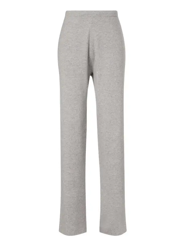 Extreme Cashmere Rush Cashmere-blend Straight Pants - Grey